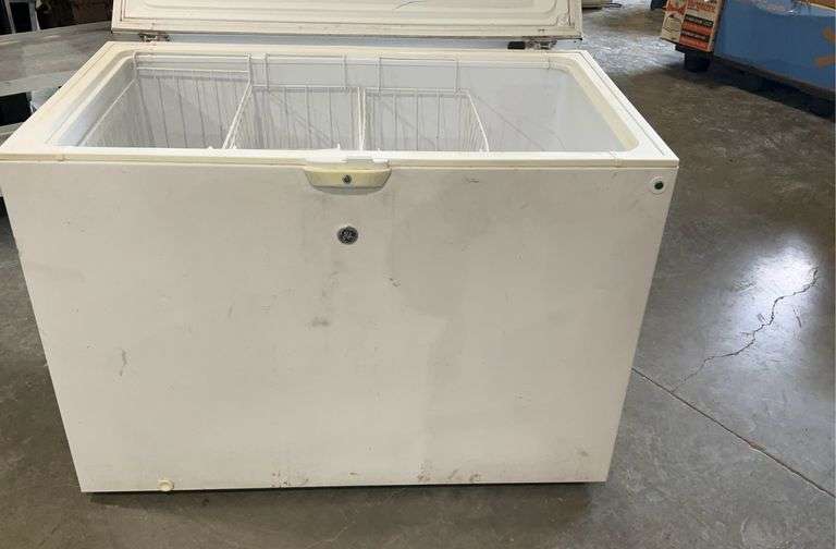 GE Chest Freezer, used condition yet working order, three baskets ...