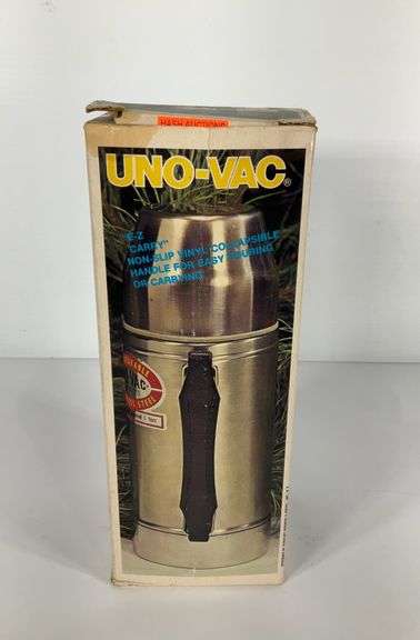 Uno-Vac unbreakable stainless steel vacuum bottle. - Hash Auctions