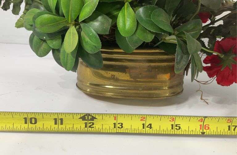 Five everlasting potted plants, 2 greenery in baskets, fern in Silma ...