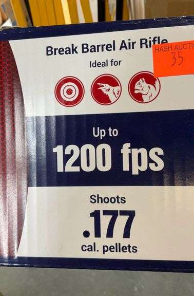Crosman air rifle Optimus 1200 FPS .177 cal pellets with 4x32 scope new ...