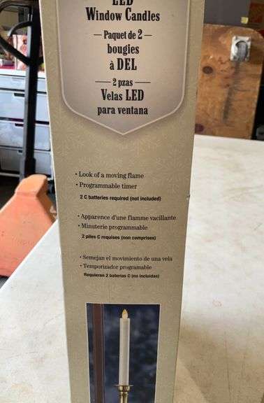 2 packs of mirage led window candles 4pc total - Hash Auctions