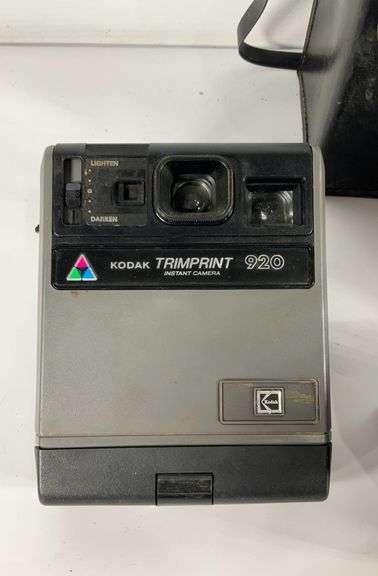 Kodak Trimprint 920 instant camera, flash brownie, and a vintage ...