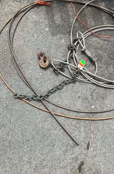 Cable, drain snake, chain hook - Hash Auctions