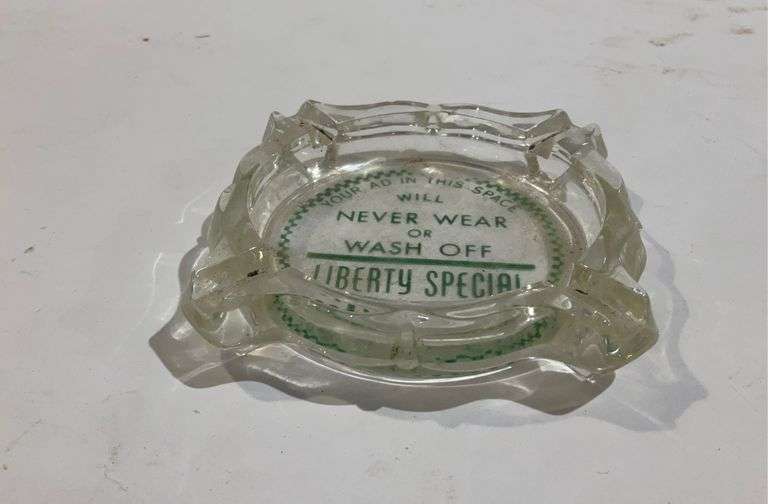 Salesman sample ashtray, liberty special - Hash Auctions