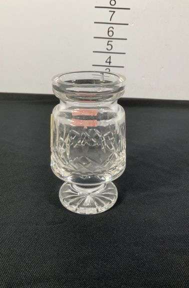 Waterford crystal jam jelly jar. Missing lid. - Hash Auctions