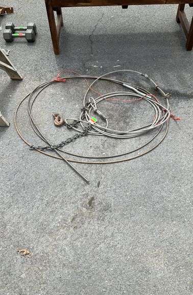Cable, drain snake, chain hook - Hash Auctions