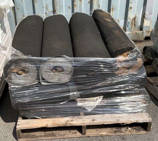 Building Materials, 12 Rolls of mixed asphalt Shingles Rolls, and ...