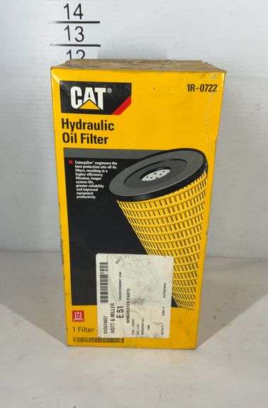 Cat hydraulic oil filter 1R-0722 - Hash Auctions