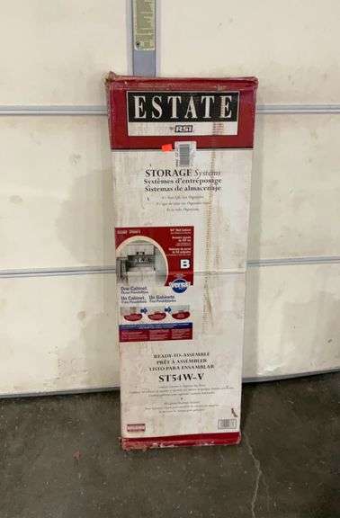 Estate brand 54” wall cabinet new in box. Box shows damage. Unsure of ...