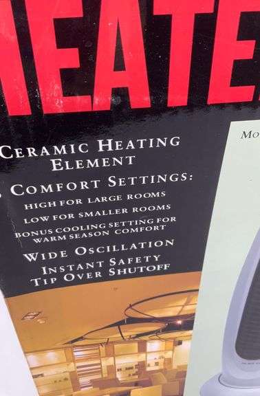 Oscillating tower heater. Aloha Breeze. Unused. - Hash Auctions