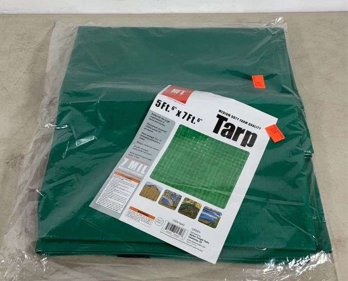 5.5x7.5’ Harbor Freight tarp, new - Hash Auctions