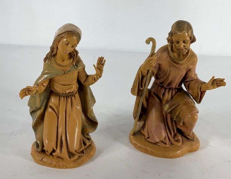 Depose Italy Mary and Joseph figures. Approximately 5-6in tall. - Hash ...