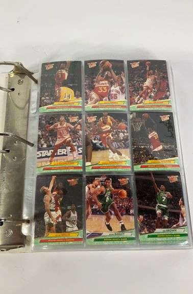 Binder of 1997 Fleer Ultra basketball cards. - Hash Auctions