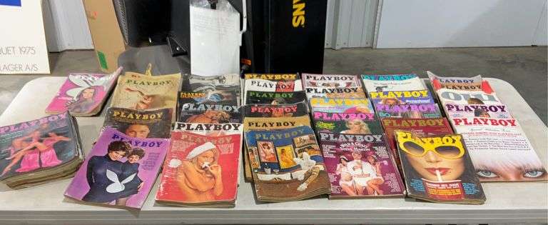 Playboy magazines 1960’s thru 1980’s, most have condition issues. Some ...