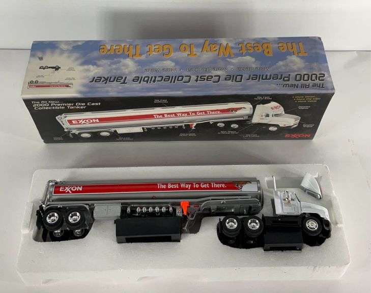 Exxon 2000 premier die cast collectible tanker. - Hash Auctions