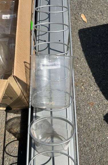Store Display has the removable plastic cups for use on the wire rack ...