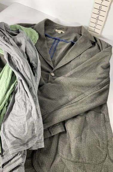 Fall weight ladies clothing, mostly large, wool socks, suit jacket ...