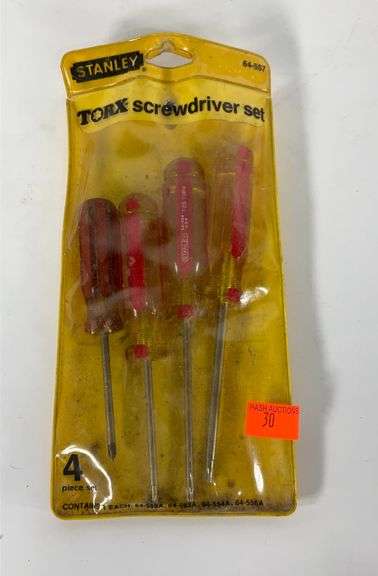 4pc Stanley screwdriver set. - Hash Auctions