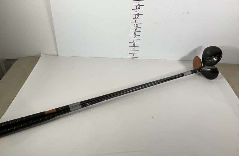 Three fairway golf driver clubs. Taylor Made, ect. - Hash Auctions