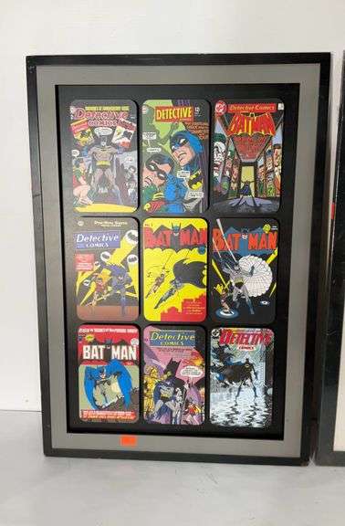 Framed Batman art and a new poster frame - Hash Auctions
