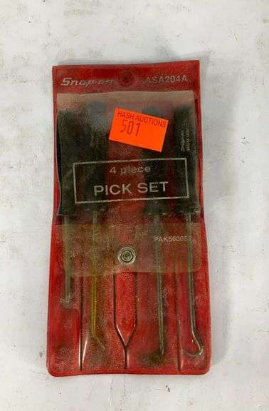 Snap On 4pc pick set - Hash Auctions