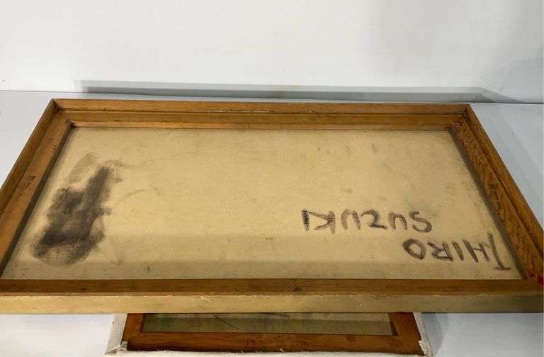 Two original paintings, James H Suzuki artist signed (same artist did ...