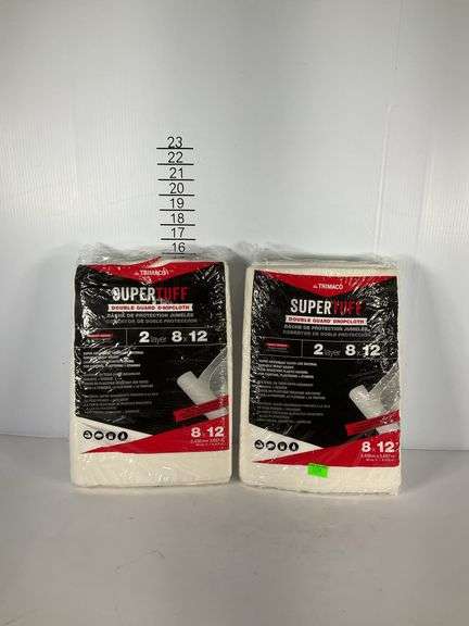 Two Super Tuff 8x12 drop cloths. - Hash Auctions