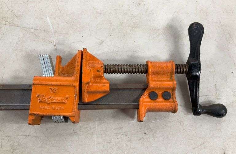 Pair of Jorgensen bar clamps, 40” - Hash Auctions