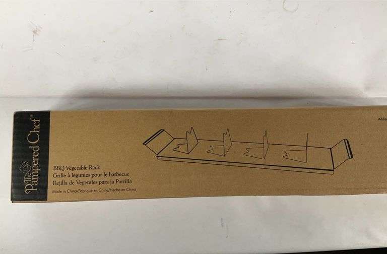 Brand new Pampered Chef Bbq vegetable rack. - Hash Auctions