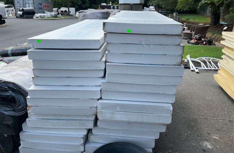 Building Materials, 30 pcs, Styrofoam Insulation Board 24x96x3” thick ...