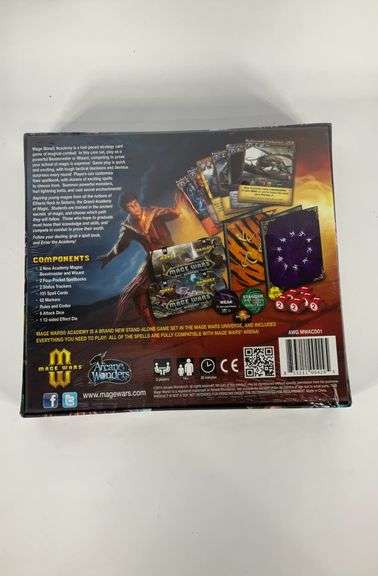 Factory sealed Mage Wars Academy core set Beastmaster vs Wizard stand ...