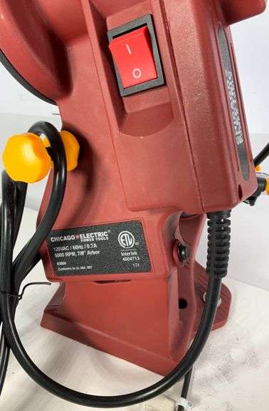 Chicago electric power tools 7/8” arbor. Powers up. - Hash Auctions