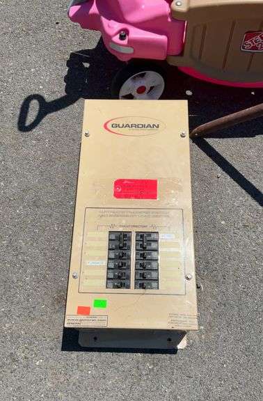 Guardian power sstems automatic transfer switch and emergency load ...