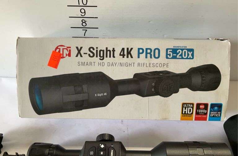 Electric scope and 2 scope mounted flashlights - Hash Auctions