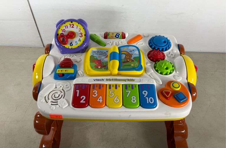 VTECH 2-in-1 Discovery table, educational toy table - Hash Auctions