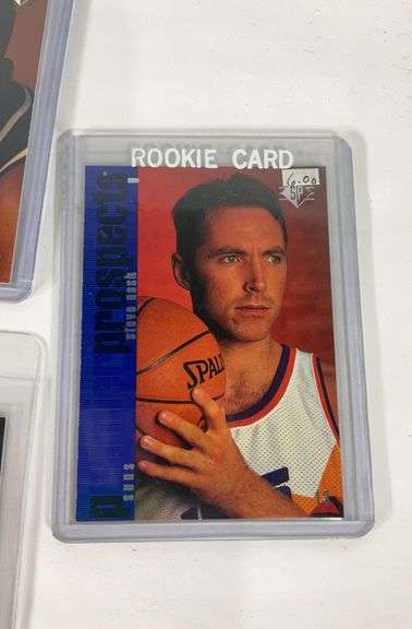 Basketball Rookie card lot. Steve Nash p, Kevin Garnett, Toni Kukoc ...