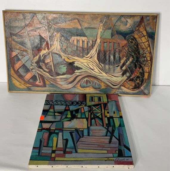 Two original paintings, James H Suzuki artist signed (same artist did ...