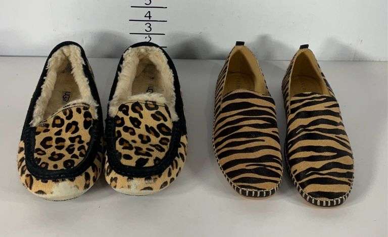 Talbots animal print slip on size 9 and Ugg slippers size 8.5 - Hash ...