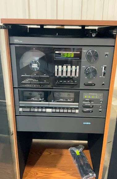 Casio Stereo System model# MS-5050CRA . Turntable/CD/Cassette/AM/FM ...