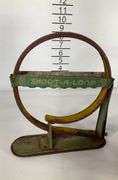 Vintage Shoot A Loop marble game and a toy pump and well. - Hash Auctions