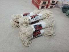 Group of moth-resistant wool tapestry and needlepoint yarn, neutral ...