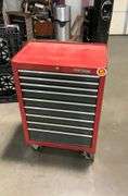 Craftsman 9 drawer tool chest. No key but unlocked. 2’3”x1’18”x3’3”. 4 ...