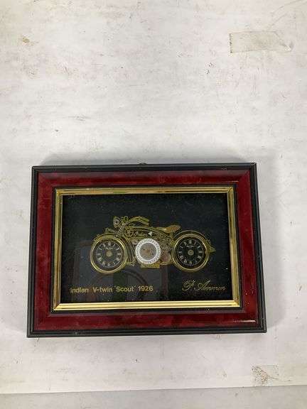 P. Ammon 1926 Indian V-Twin Scout made from watch parts, - Hash Auctions