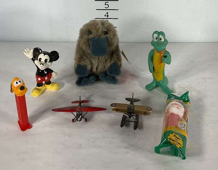 Gund “Webber” stuffie, Pez dispensers, Mickey Mouse figure and more ...