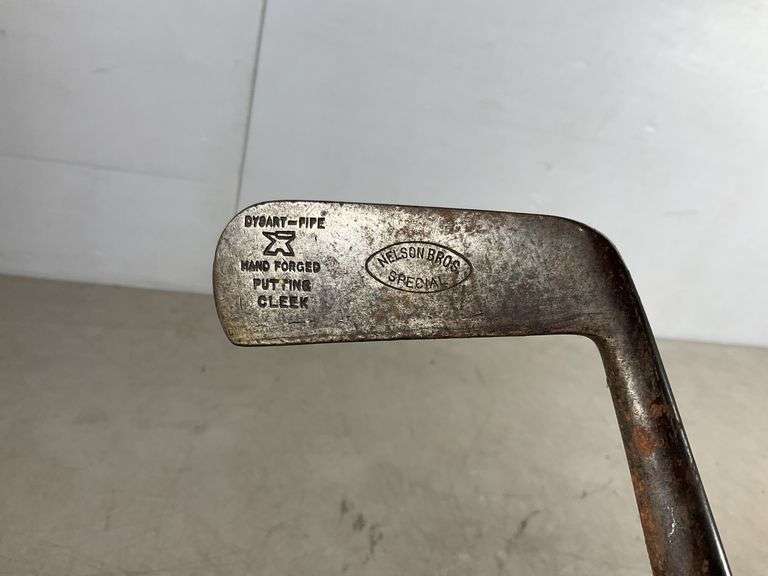 Nelson Bros. Special Dysart-Fife hand forged putting cleek golf club ...