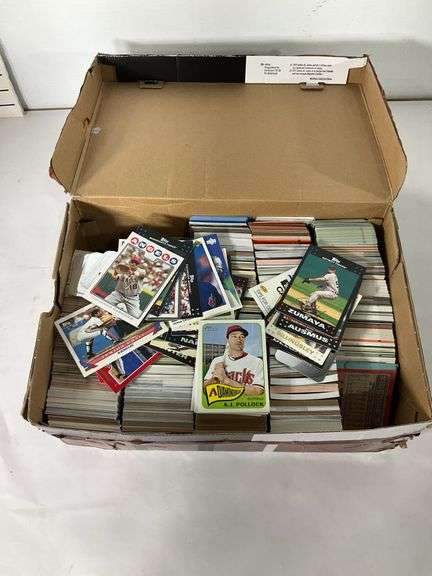 Shoebox full of baseball cards. Stars, rookies and base cards. 1980’s ...