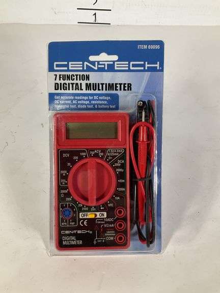 Can-tech 7 function digital multimeter. - Hash Auctions