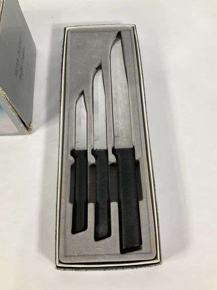 Knives and silver plated buffet caddies. Koch Messer, Flint Stainless ...