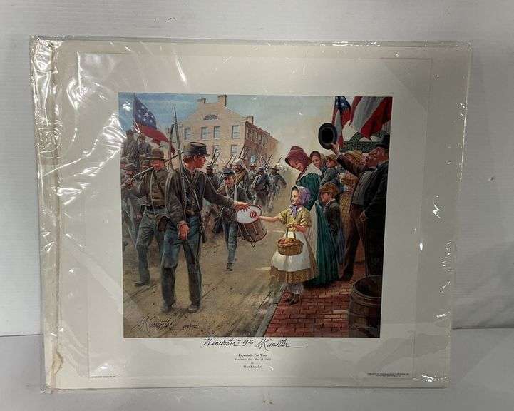 Mort Künstler print on board, signed, numbered and dated by artist ...