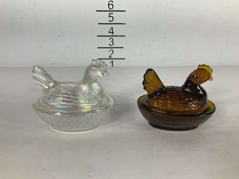 Miniature hens on a nest. - Hash Auctions